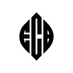 Ecb logo letter design Royalty Free Vector Image