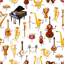 Set music instrument Royalty Free Vector Image
