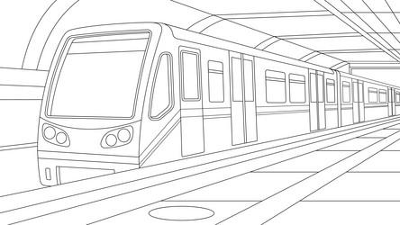 How To Draw A Train Station
