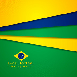 Abstract background in brazilian colors Royalty Free Vector