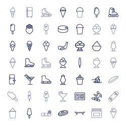 22 ice icons Royalty Free Vector Image - VectorStock