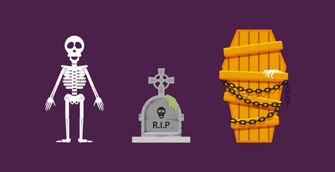 Skeleton Coffin Vector Images (over 1,100)