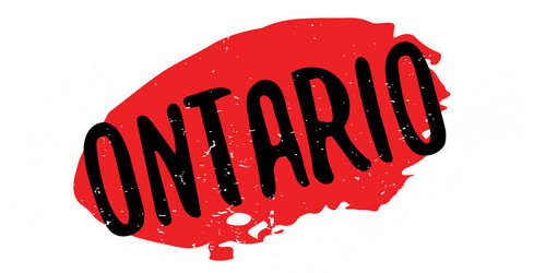 Ontario rubber stamp Royalty Free Vector Image