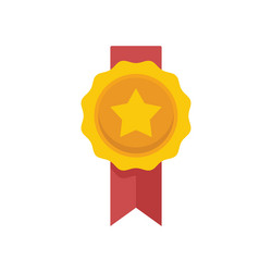 Quality emblem icon simple badge label Royalty Free Vector