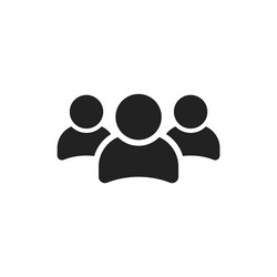 People talking icon group with message Royalty Free Vector
