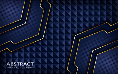 Modern abstract dark navy blue background Vector Image