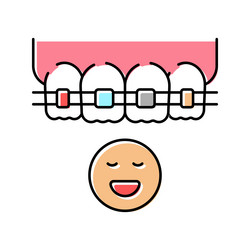 Child exploitation rgb color icon Royalty Free Vector Image