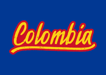 Colombia Font Vector Images (over 100)