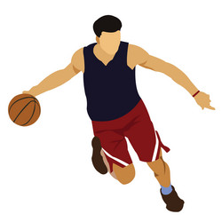 Basketball player design Royalty Free Vector Image