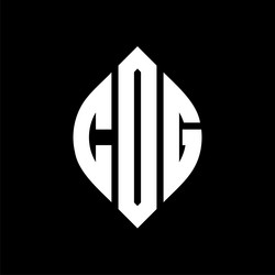 Cdg triangle letter logo design Royalty Free Vector Image