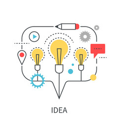 Proposed solution concept icon Royalty Free Vector Image