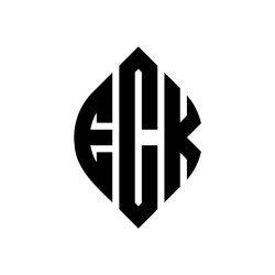 Eck logo letter design Royalty Free Vector Image