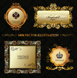Vintage frame Royalty Free Vector Image - VectorStock