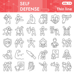 Modern self defense infographic design template Vector Image