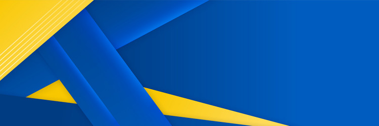 Blue and yellow orange background with stripes Vector Image