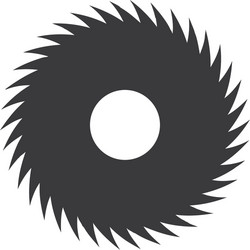 Metal saw logo Royalty Free Vector Image - VectorStock