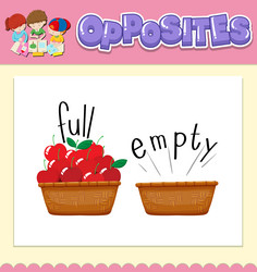 Full Empty Opposites Vector Images (34)