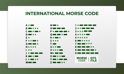 Morse Code Vector Images (over 170)