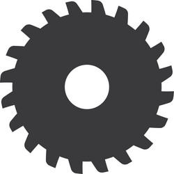 Metal saw logo Royalty Free Vector Image - VectorStock