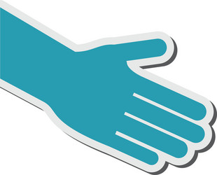 Open hand icon Royalty Free Vector Image - VectorStock