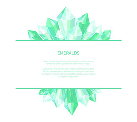 Colors of emerald Royalty Free Vector Image - VectorStock