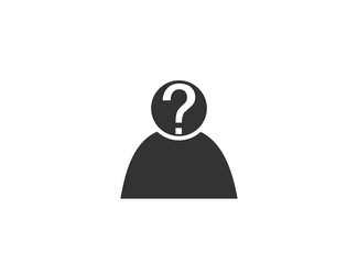 Anonymity unknown icon Royalty Free Vector Image