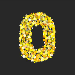 Digital numbers Royalty Free Vector Image - VectorStock