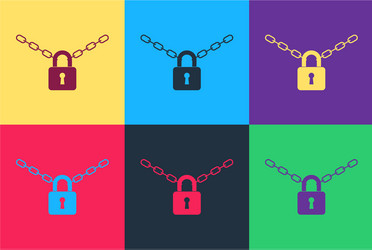 Padlock Chain Bondage Vector Images (over 100)