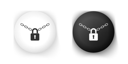Padlock Chain Bondage Vector Images (93)