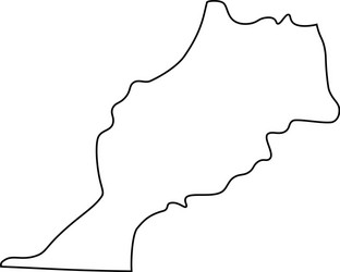Morocco Map Outline Vector Images (over 710)