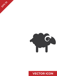 Sheep icon Royalty Free Vector Image - VectorStock
