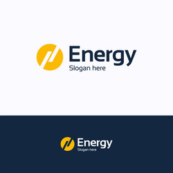 Energy efficiency logo Royalty Free Vector Image