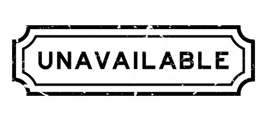 Grunge red not available word rubber seal stamp Vector Image