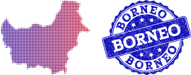 Blue Island Borneo Vector Images (over 180)