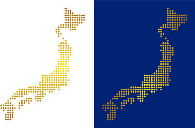 Japan Pixel Map Vector Images (over 140)