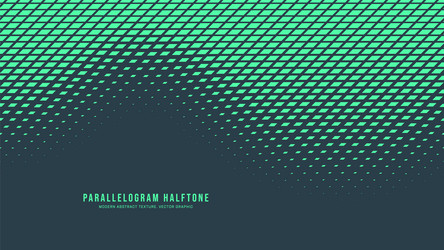 Parallelogram halftone dynamic mixed eye catching Vector Image