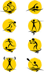 Summer Olympic Sports Icon Vector Images (over 980)