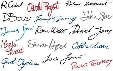 Signatures Vector Images (over 170,000)
