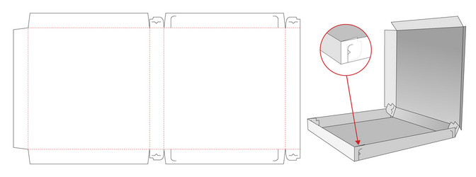 Pizza Box Die Cut Vector Images (84)