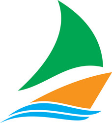 Sailboat and yacht icons Royalty Free Vector Image