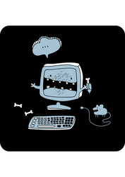 Computer Monster Vector Images (over 5,200)