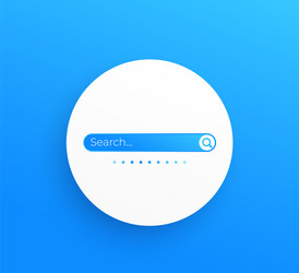 Search bar bar for ui boxes Royalty Free Vector Image