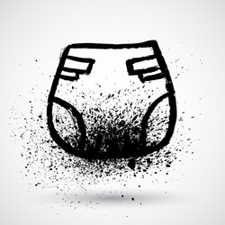 Baby Diapers Drawing