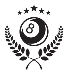 Billiard tournament Royalty Free Vector Image - VectorStock