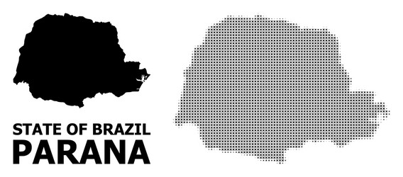 Parana Brazil Map Vector Images (over 260)