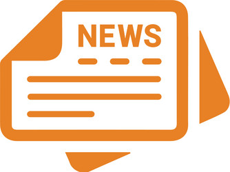 Article business icon blue color design Royalty Free Vector