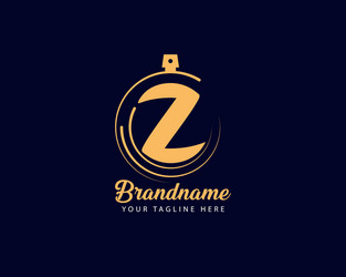 Initial letter z luxury premium flourish perfume Vector Image