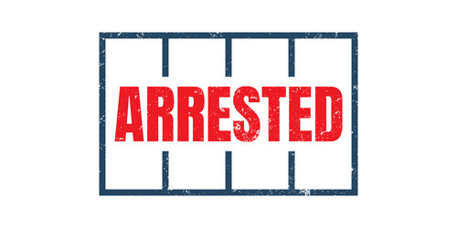 Arrested Stamp Vector Images (over 1,000)