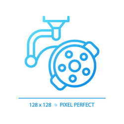 Laparoscope pixel perfect light blue icon Vector Image