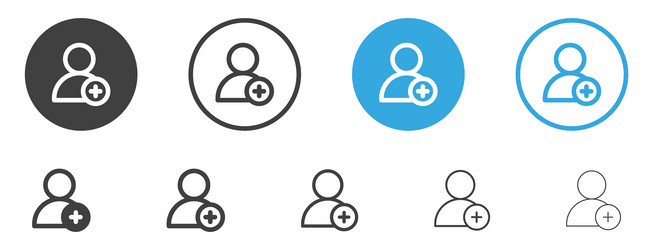 User icon profile of avatar member web Royalty Free Vector